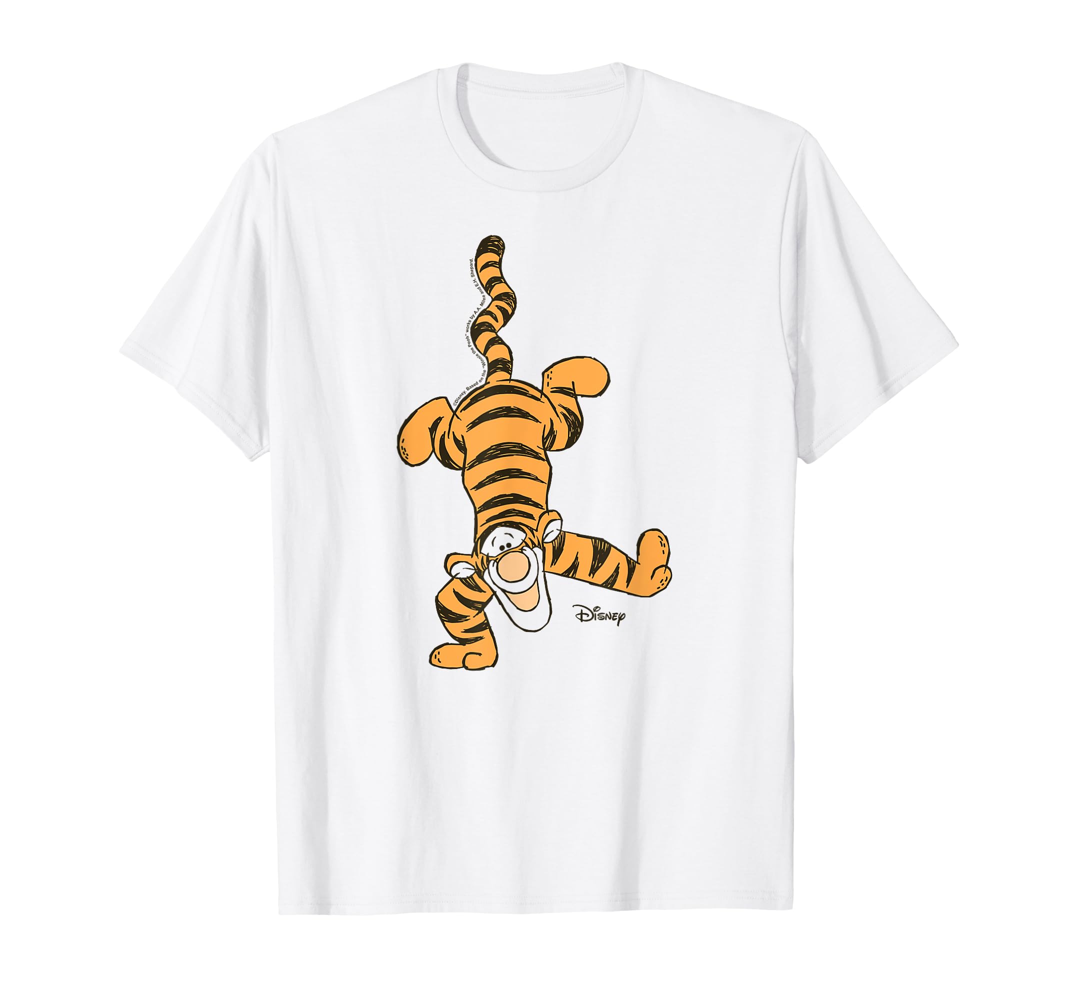 Amazon.com: Winnie the Pooh - Tigger Handstand T-Shirt : Clothing ...