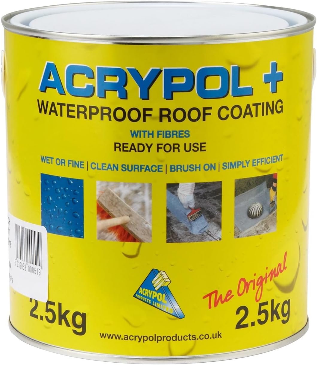 Acrypol + with Fibres 5kg White : Amazon.co.uk: DIY & Tools