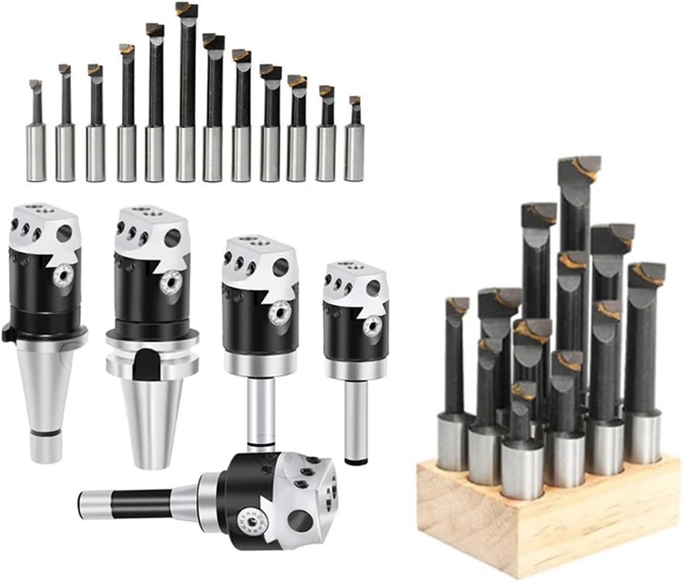 Amazon.com: DONGSE Boring Head F1 Boring Cutters 50mm 75mm 100mm 6pcs ...