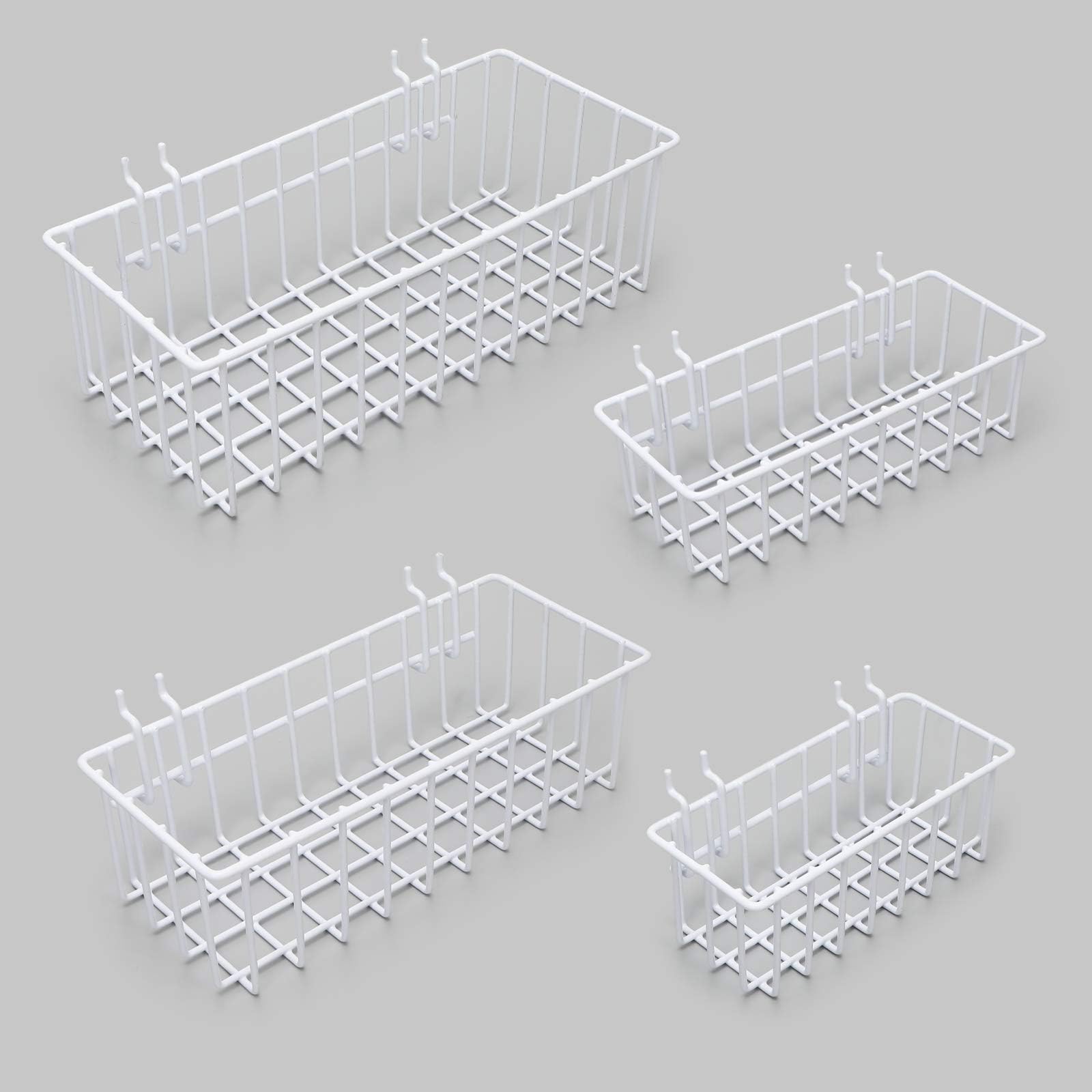 Amazon.com: Hicarer 8 Pack Pegboard Baskets and Peg Board Racks Set ...