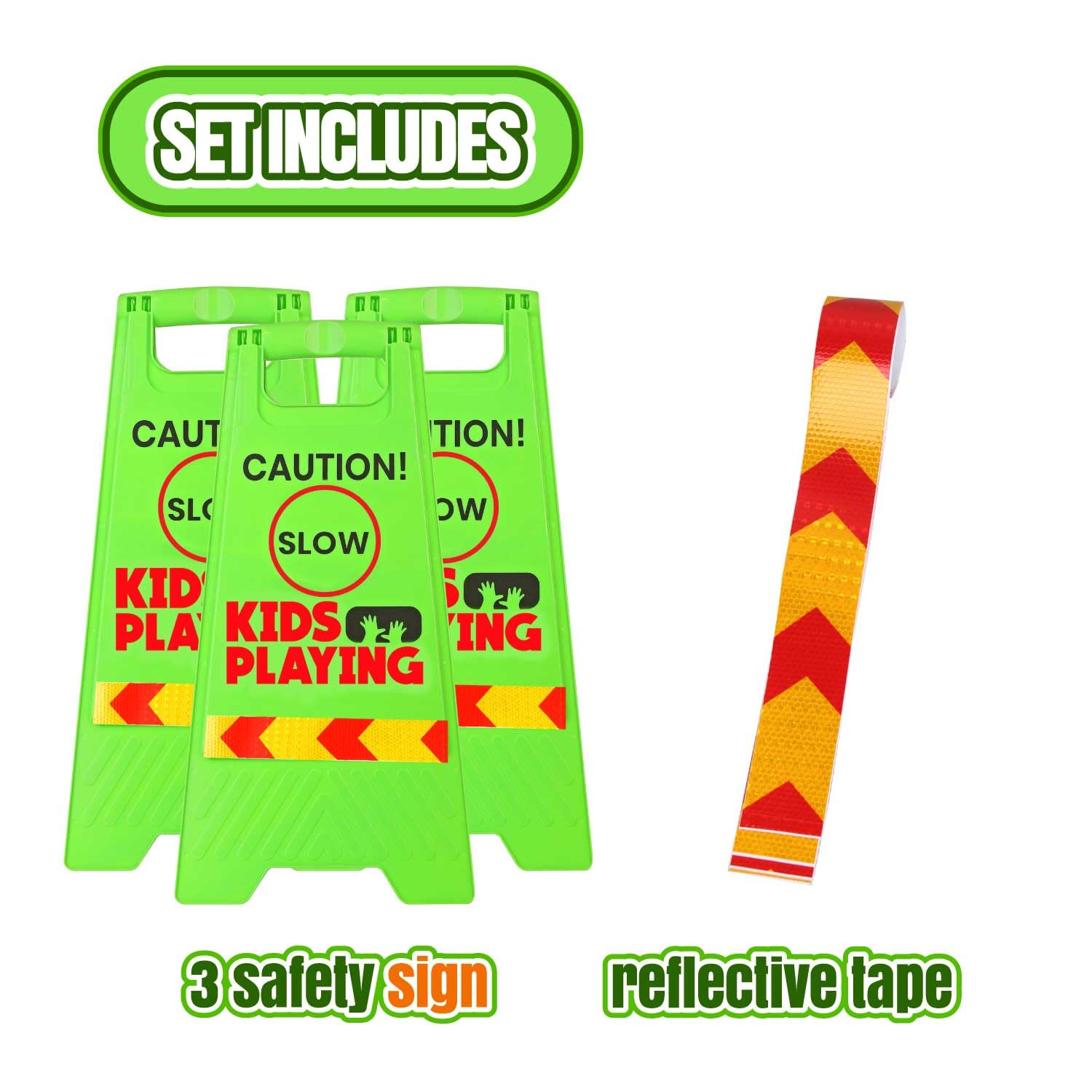 Snapklik.com : Slow Sign For Kids - Children At Play Safety Signs ...