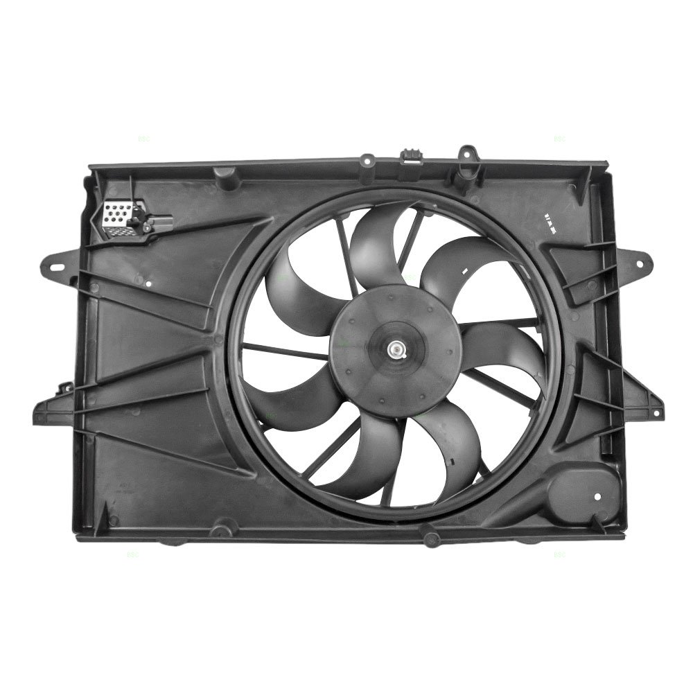 Snapklik.com : Brock Replacement Radiator Cooling Fan Motor Assembly ...