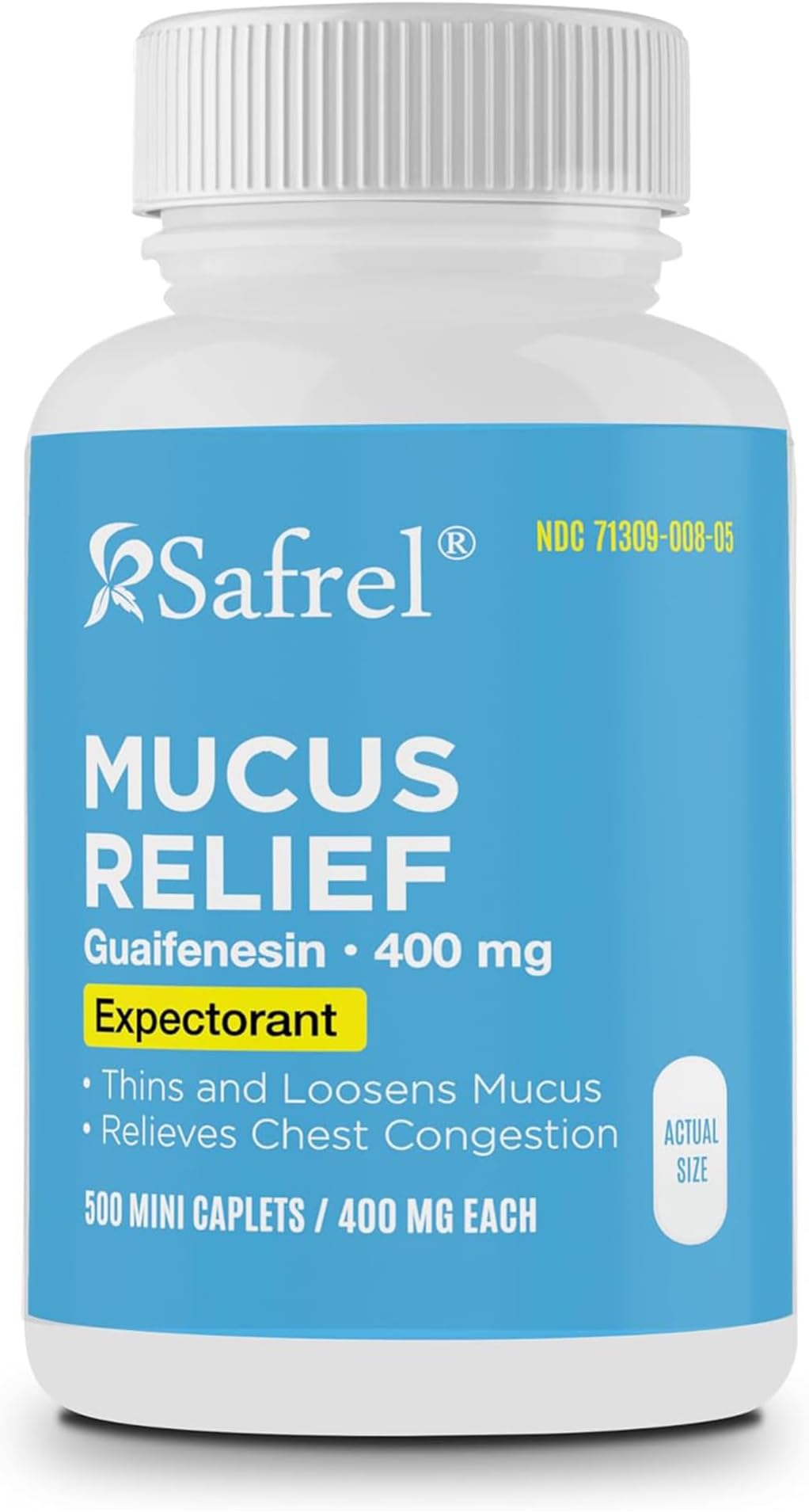 Amazon.com: NewVue Mucus Relief Guaifenesin 400mg Powerful Expectorant ...