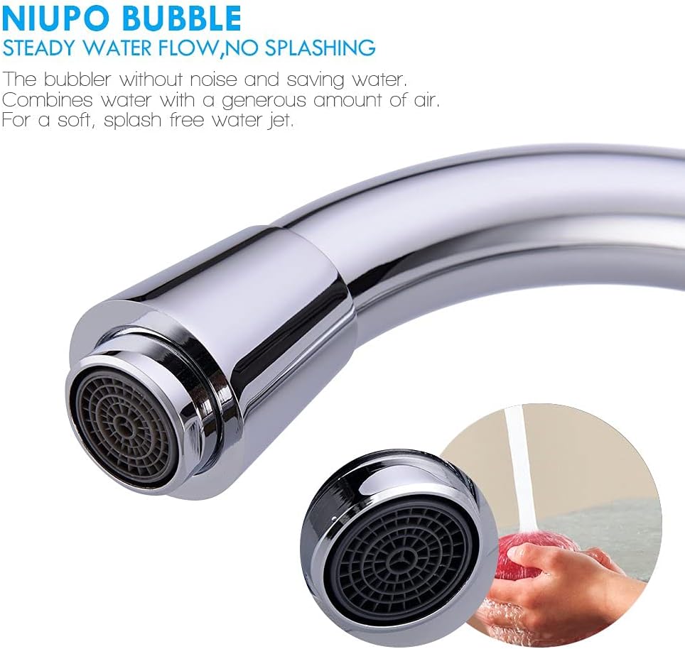 BONADE Kitchen Tap High Pressure Tap 360° Rotatable Sink Mixer Tap ...