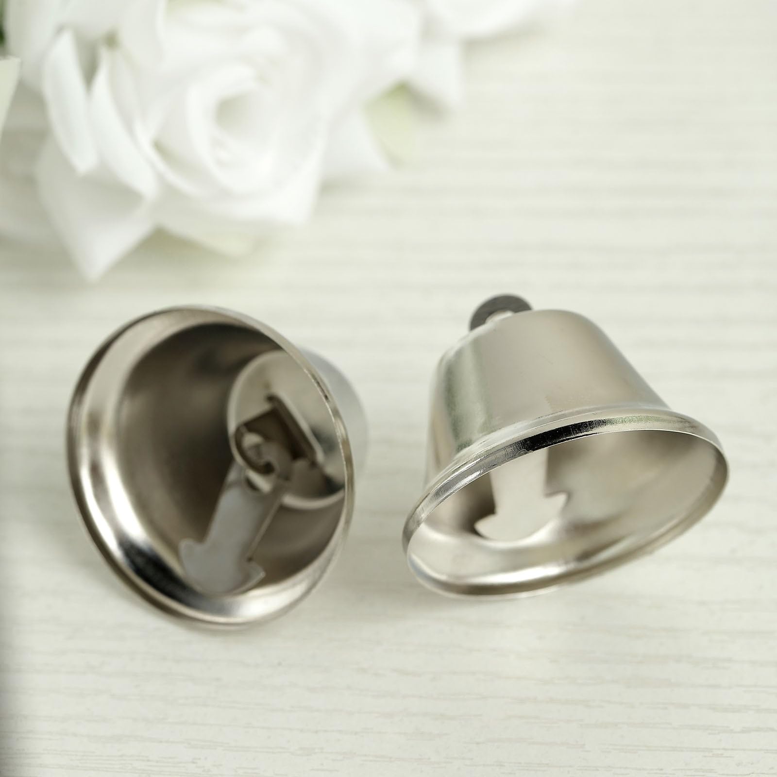 Silver Wedding Kissing Bells