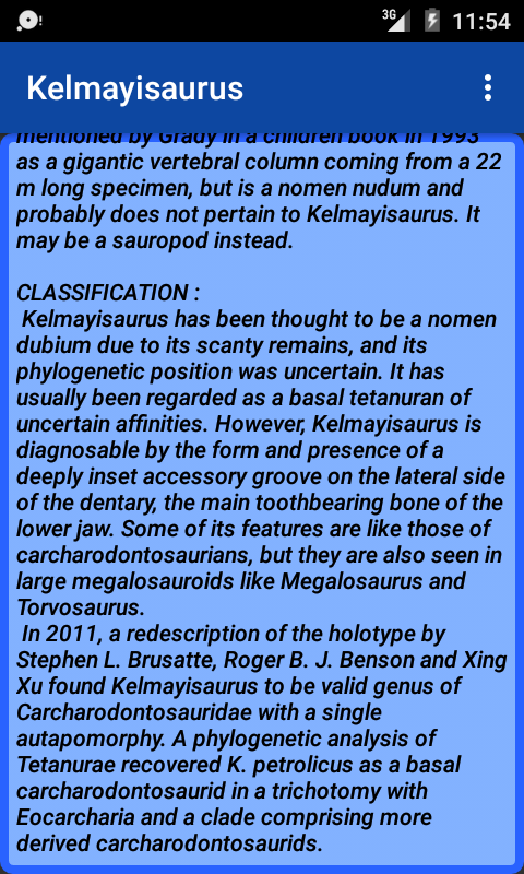 Kelmayisaurus:Amazon.com:Appstore for Android