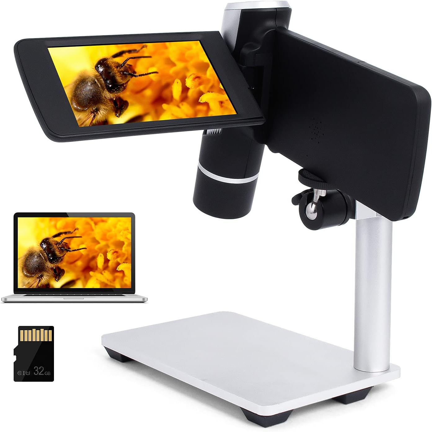 Amazon.com : WINWEND Portable Labsters Microscope - 1000X Telescope ...