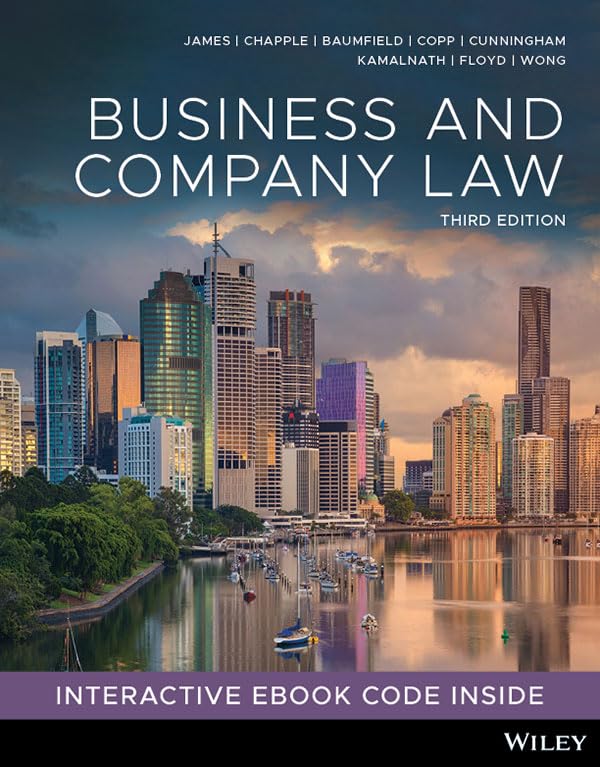 Business and Company Law - James, Nickolas, Chapple, Ellie (Larelle), Baumfield, Richard, Copp ...