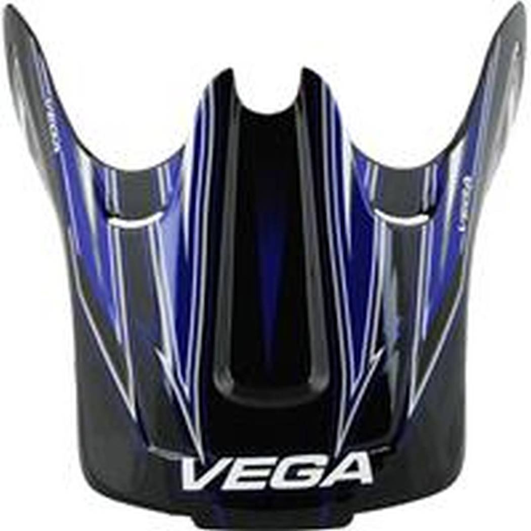 Vega Viper Replacement Off-Road Helmet Visor with Stage Graphics (Blue ...