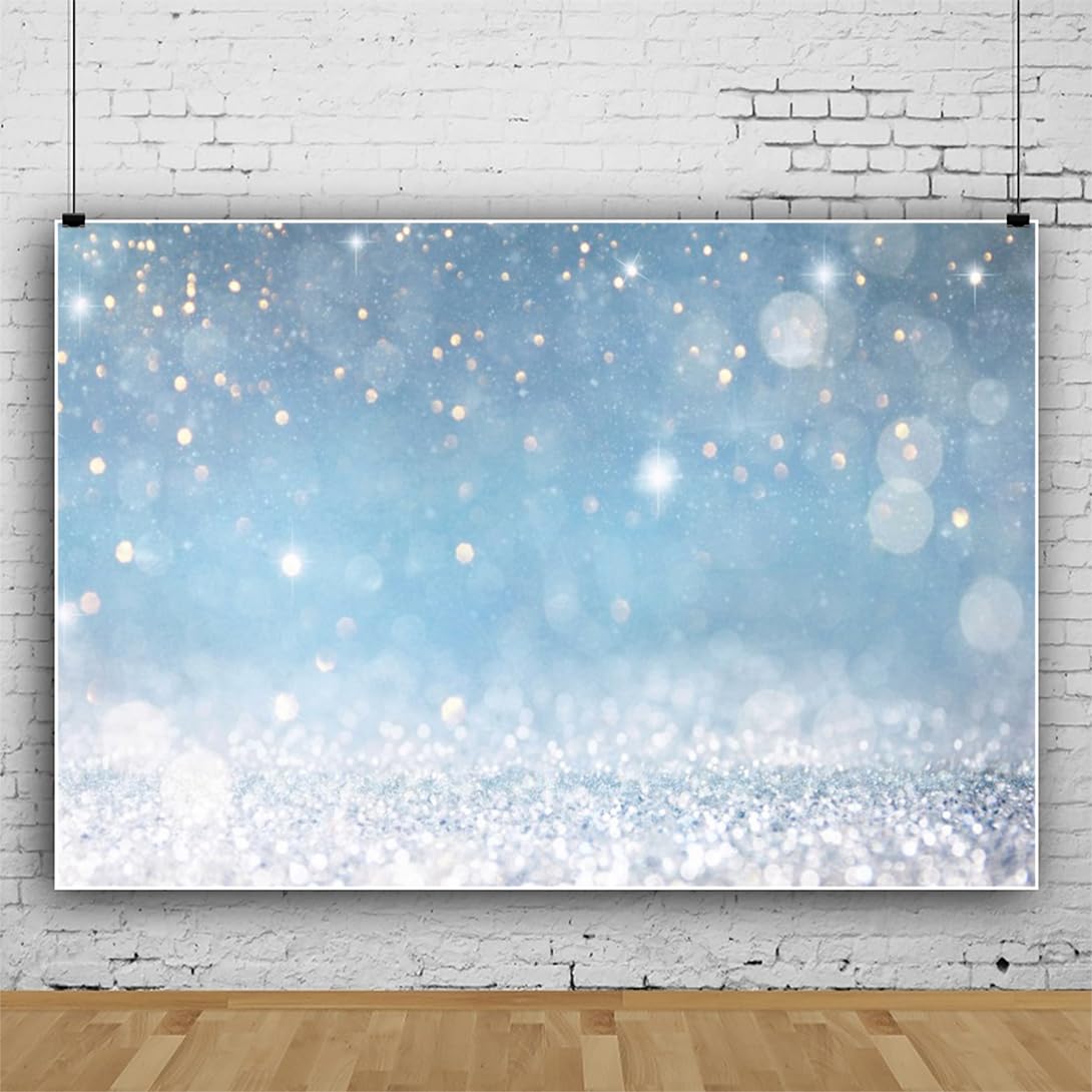 Fondo Con Brillo Azul Claro