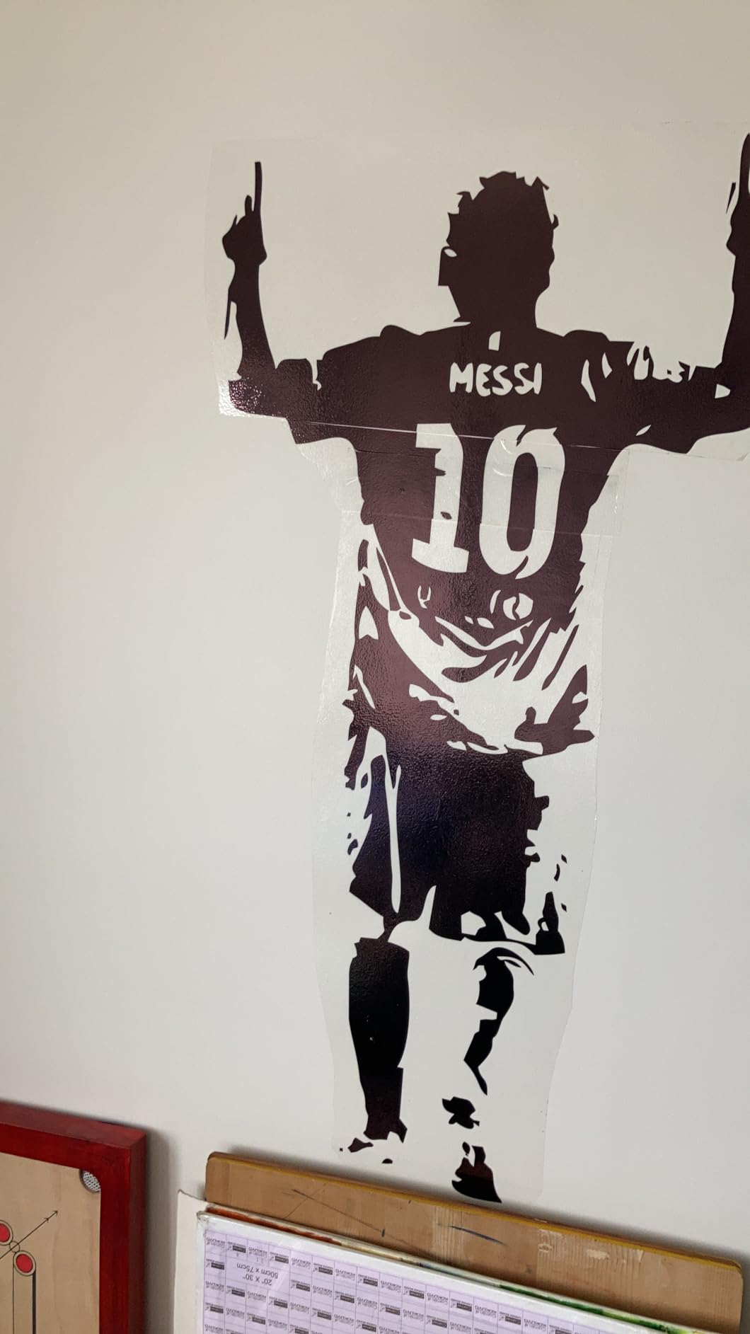 Vinyl Wall Sticker Football Player Messi Football Star Wallpaper ...
