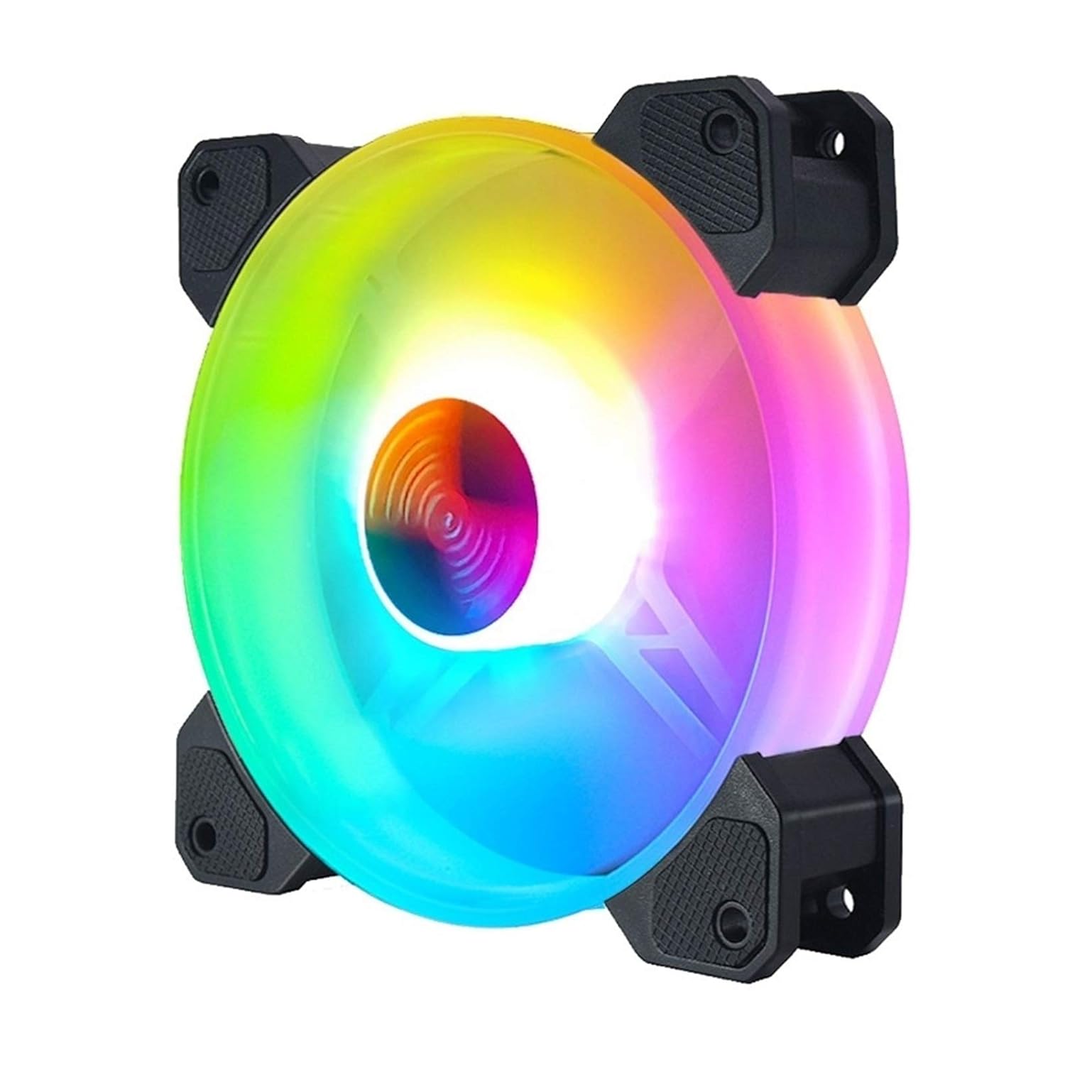 Computer Cooler Computer Box PC Cooling Fan RGB Adjustment 120mm Mute ...