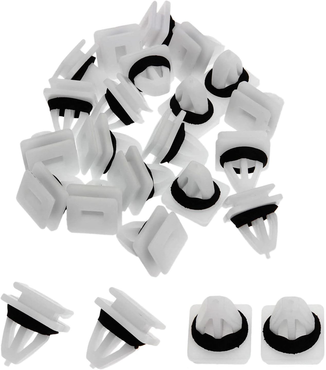 Amazon.com: Rexka 30 pcs Moulding Clips with Sealer for Toyota 75395 ...