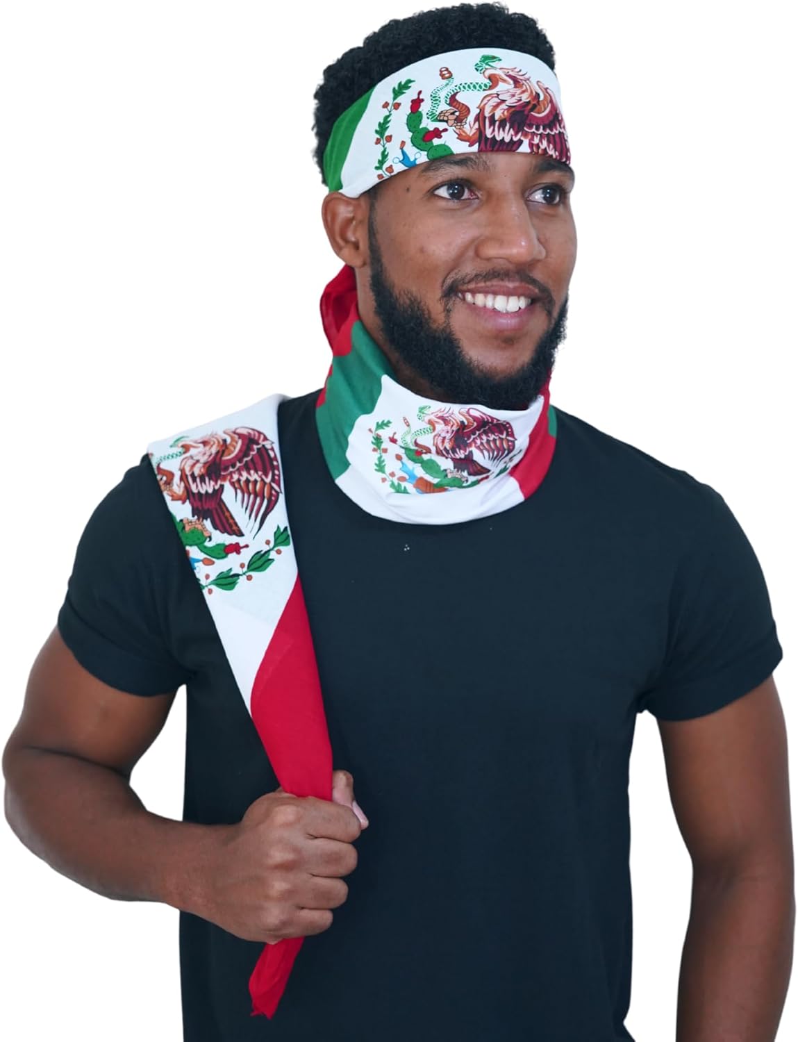 Amazon.com: Simple Express 3-Piece Mexican Flag Bandana Bundle - 2 ...
