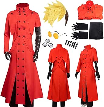 Amazon.com: DPHKAM Vash The Stampede Cosplay Costume Outfit Vash ...