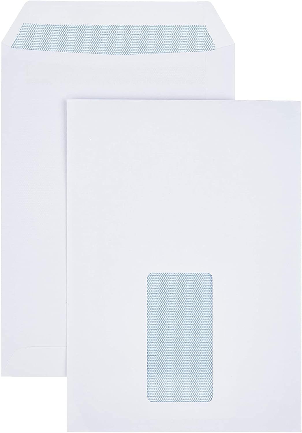 25 Packs A5 / C5 Self Seal Pocket Envelopes, White Peel and Seal ...