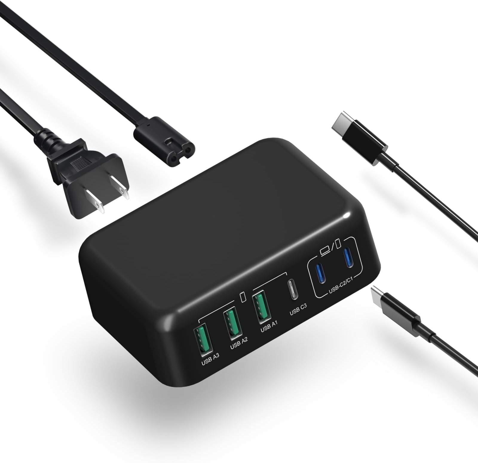 Amazon.com: MOMAX USB C Charging Station 100W, GaN Technology, PD & QC ...