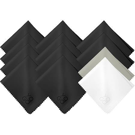 Glasses Cleaning Kit Elite Tech Gear Microfiber Cloth - 8-Pack, 12" X ...