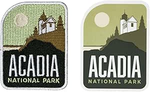Amazon.com: Acadia National Park Bundle - Travel Patch and Vinyl Sticker