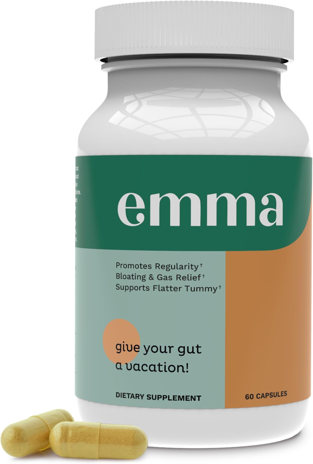 Amazon.com: Emma Gut Health - Gas and Bloating Relief, Constipation ...