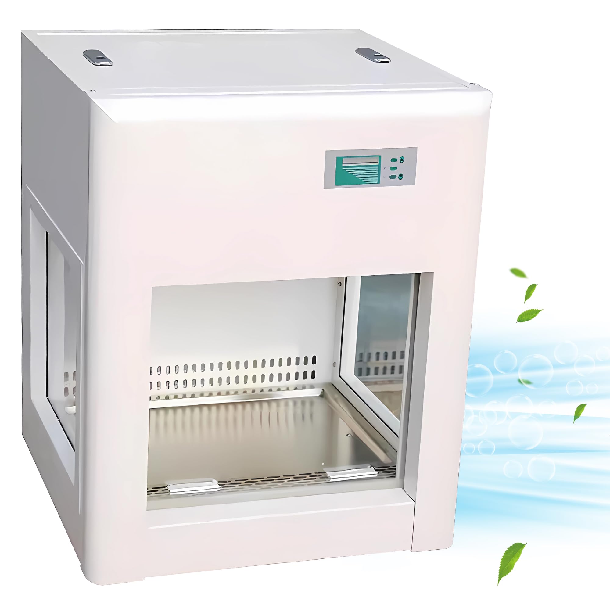 INTSUPERMAI Mini Laminar Flow Cabinet LED Cleaning Table 600N HEPA ...