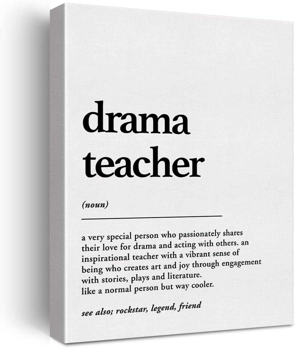 Amazon.com: Inspired Posters - All About Drama - Theater Decorative ...