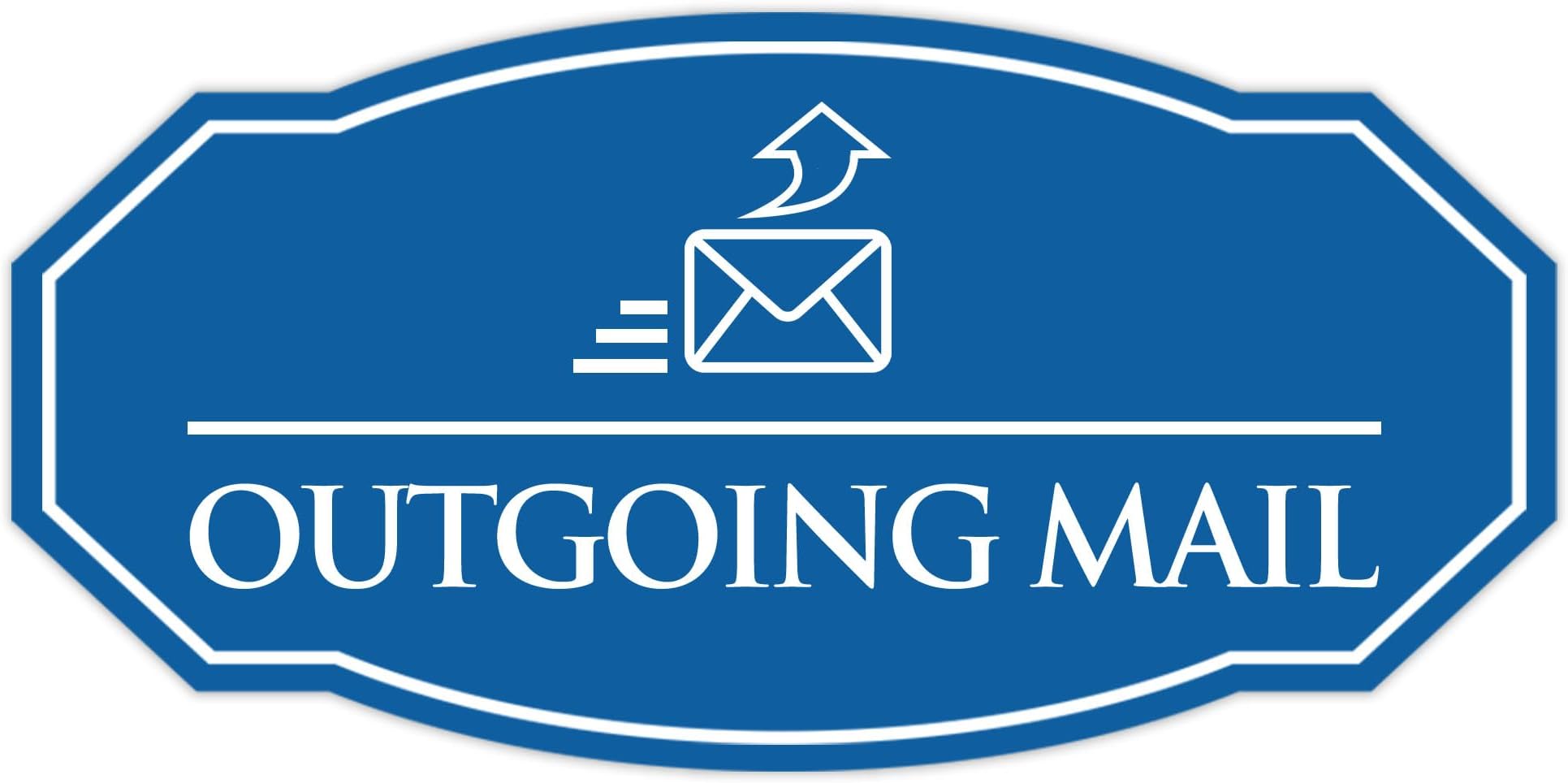 Amazon.com : Signs ByLITA Victorian Outgoing Mail Durable ABS Plastic ...