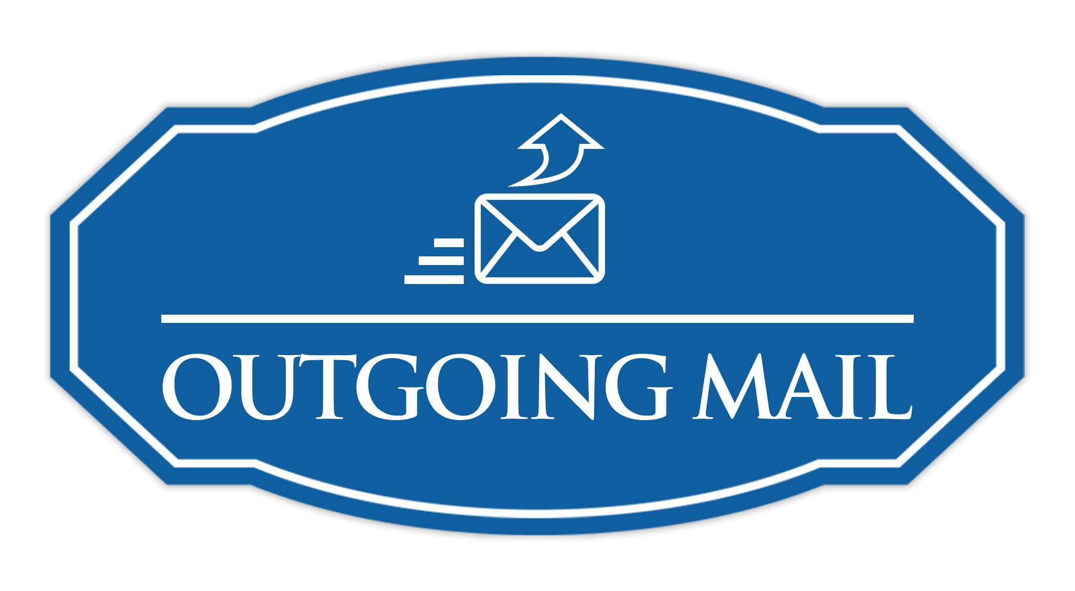 Amazon.com : Signs ByLITA Victorian Outgoing Mail Durable ABS Plastic ...