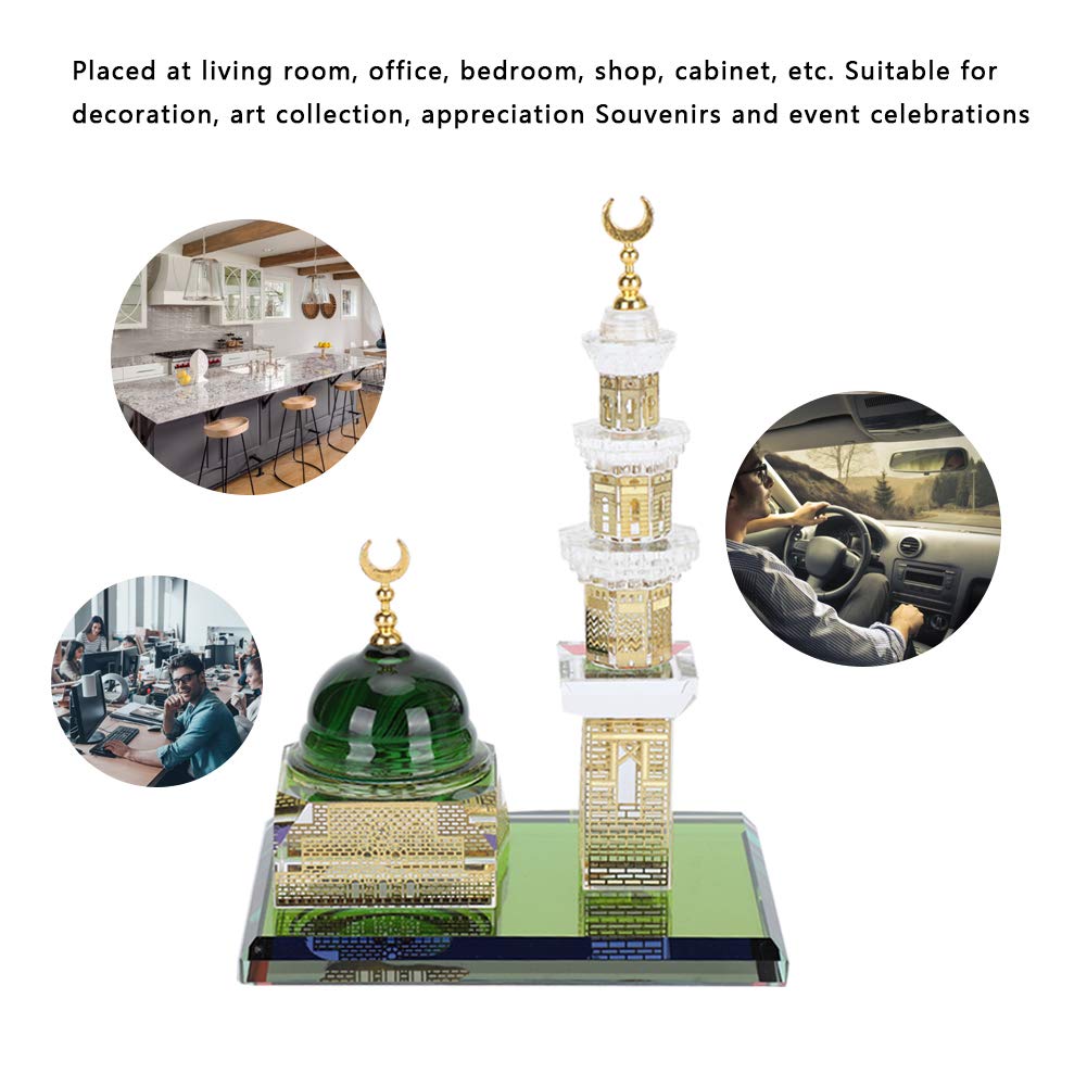 Pssopp Crystal Collectible Figurines Muslim Kaaba Model Kaaba Replica ...