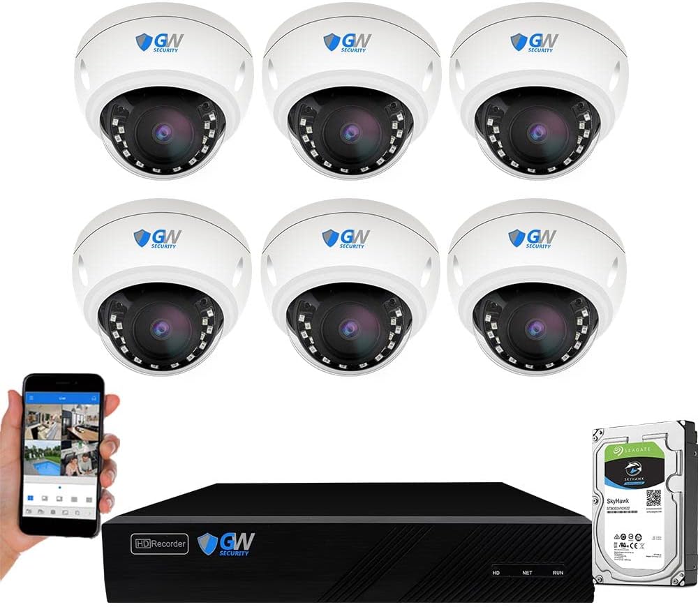 Amazon.com : GW Security 8 Channel 4K NVR 8MP AI Human Detection ...