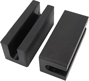 2pcs Outboard Motor Transom Saver, Rubber Trailering Support for Single ...