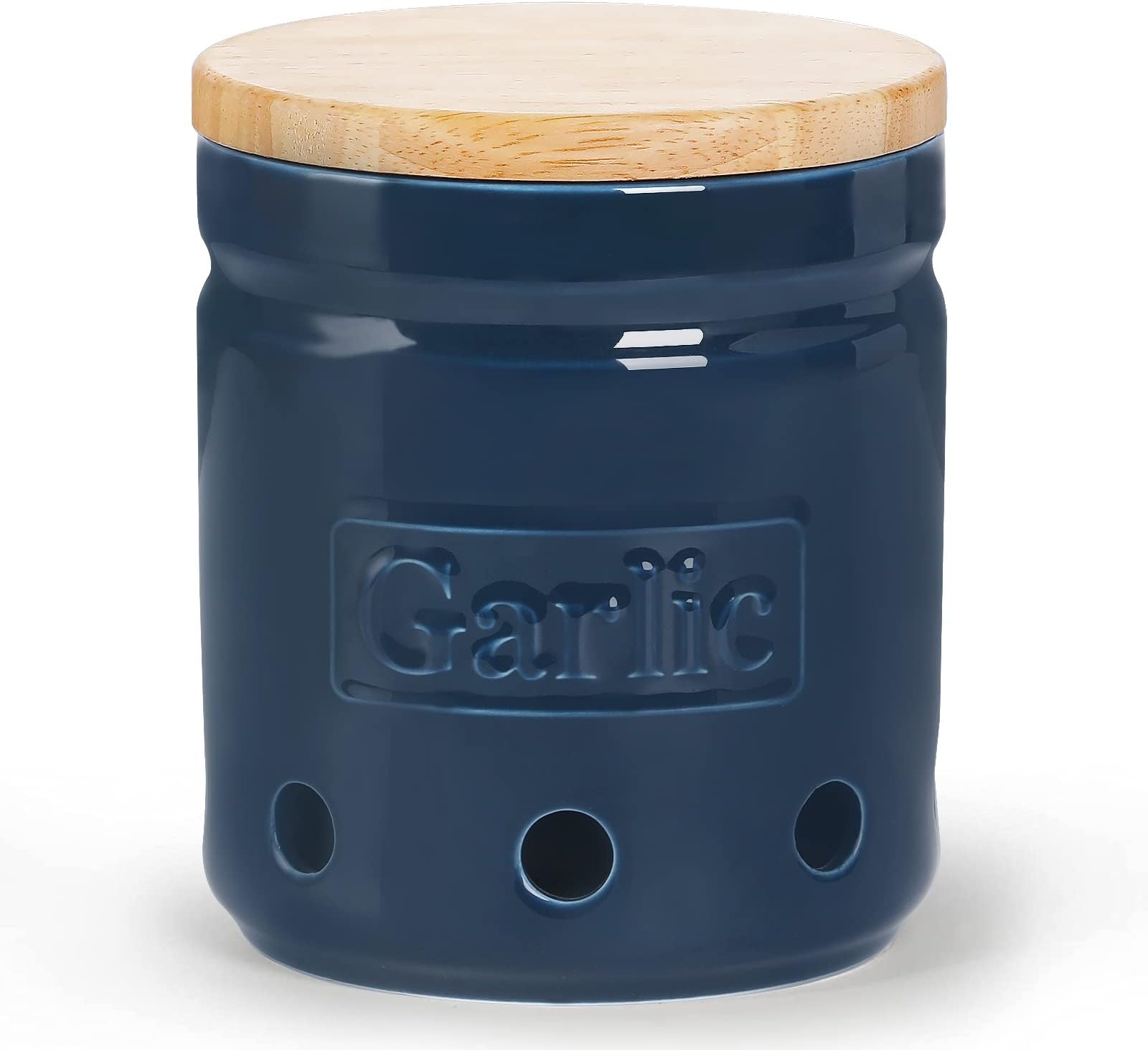 Amazon.com: El Puente del Arzobispo Hand Painted Ceramic Garlic Storage ...