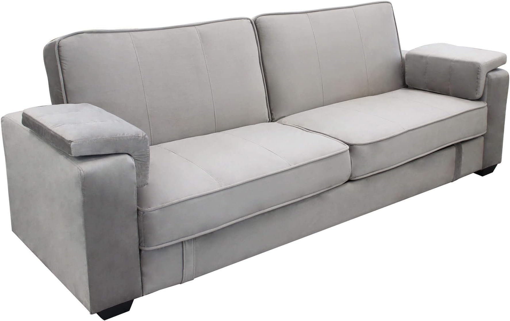 EVERGREENWEB - Divano Letto 2 posti con letto estraibile e spalliera ...