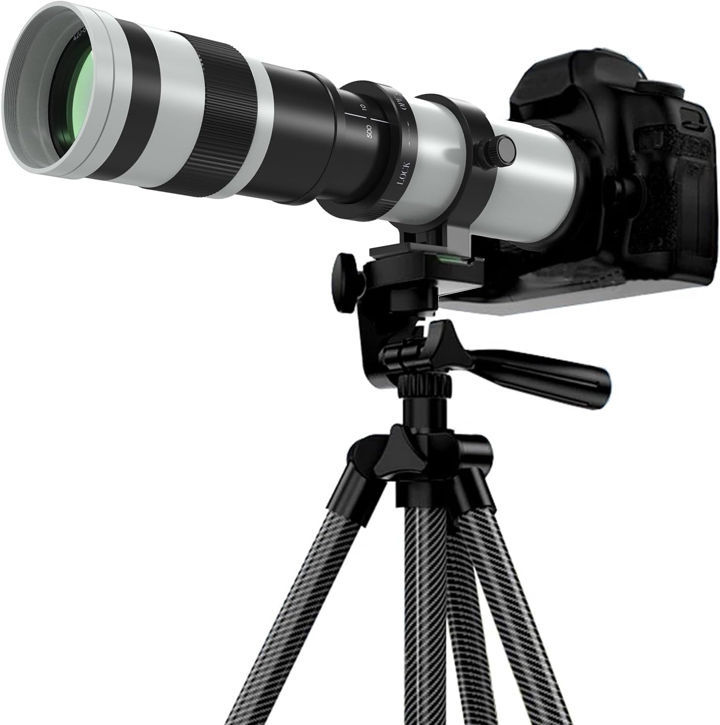 Amazon.com : BENOISON 420-800mm Telephoto Lens for Canon - EF Lens for ...
