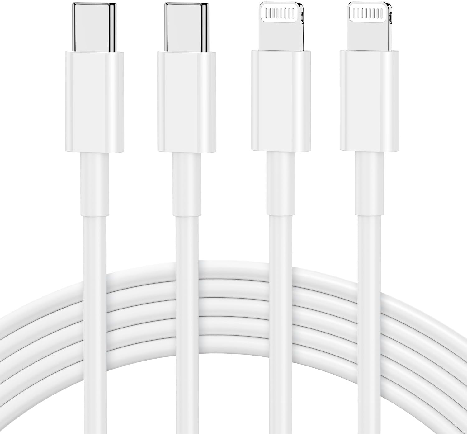 Ankoda iPhone Charger Cable Lightning Cable 3Pack 3FT/1M Nylon Braided ...