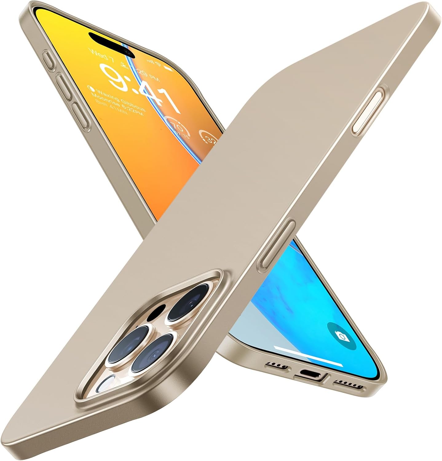 Amazon.com: TORRAS Slim Fit for iPhone 16 Pro Case 6.3 inch, Ultra Thin ...