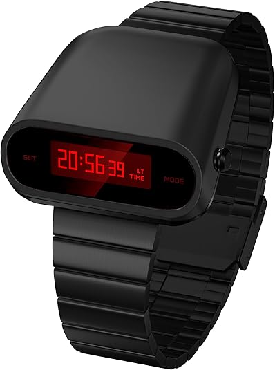 Amazon.com: BENLYDESIGN Retro Digital Watch for Men – Vintage 1970s LED ...