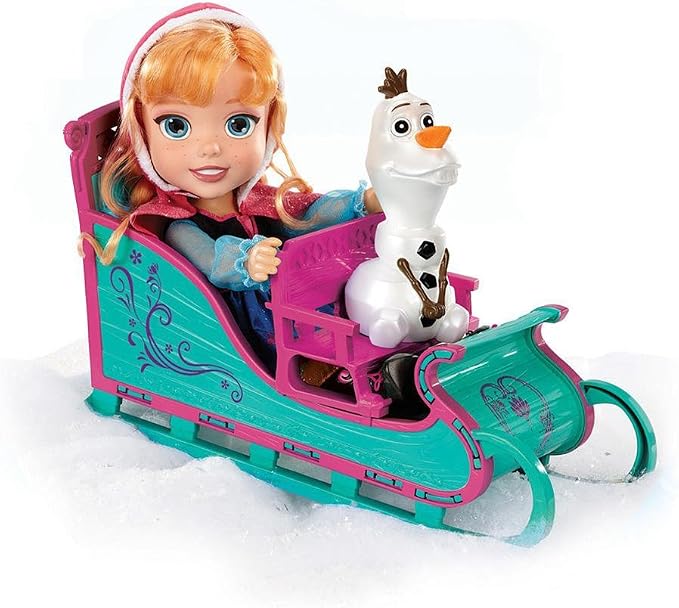 Disney Frozen Anna, Olaf and Sleigh - Anna's Frozen Adventure : Amazon ...