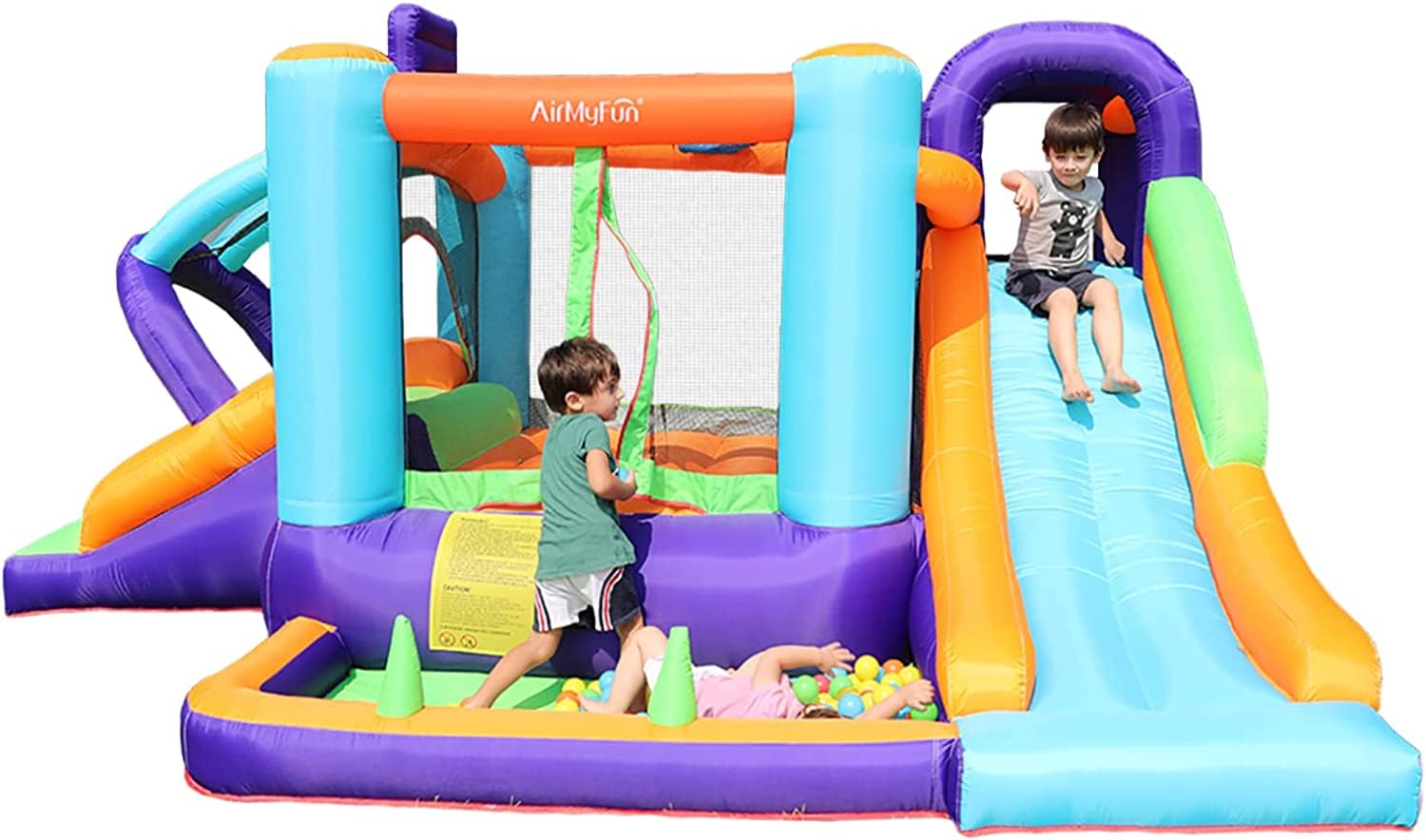 Amazon.com: AirMyFun Bounce House for Kids and Toddler, Inflatable ...