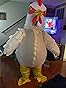 Amazon.com: Inflatable Chicken Costume Adult, Blow up Rooster Costumes ...