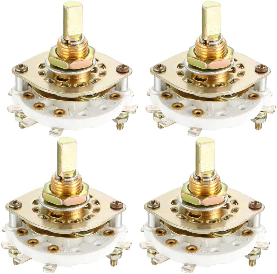 uxcell 2P3T 2 Pole 3 Position Selectable Single Deck Band Channel ...