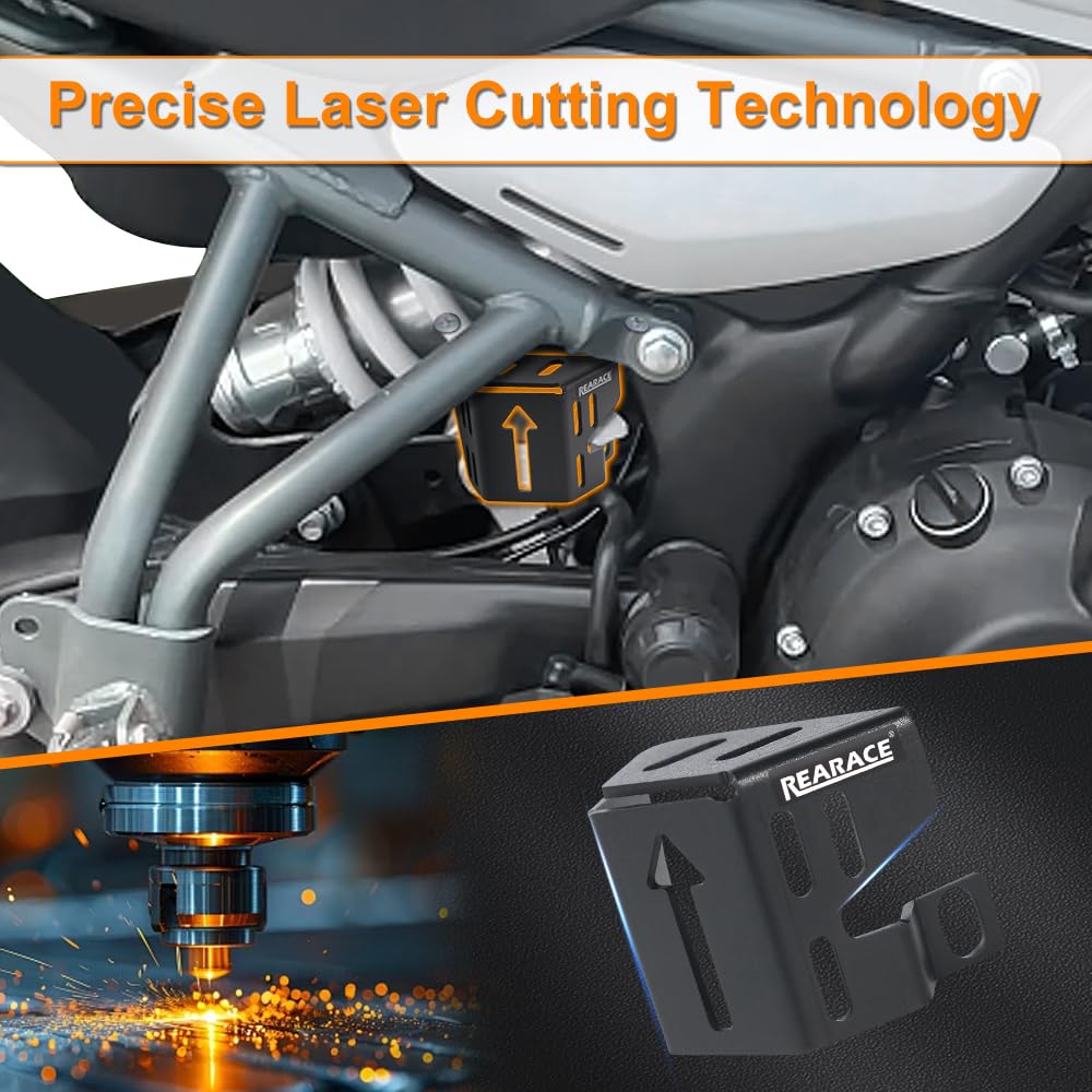 Accessories Motorcycle Rear Brake Fluid Reservoir Guard CNC Aluminum ...