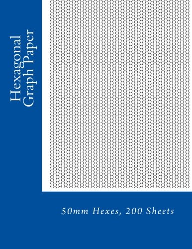 Hexagonal Graph Paper: 50mm Hexes, 200 Sheets: Fleury, Paul M ...