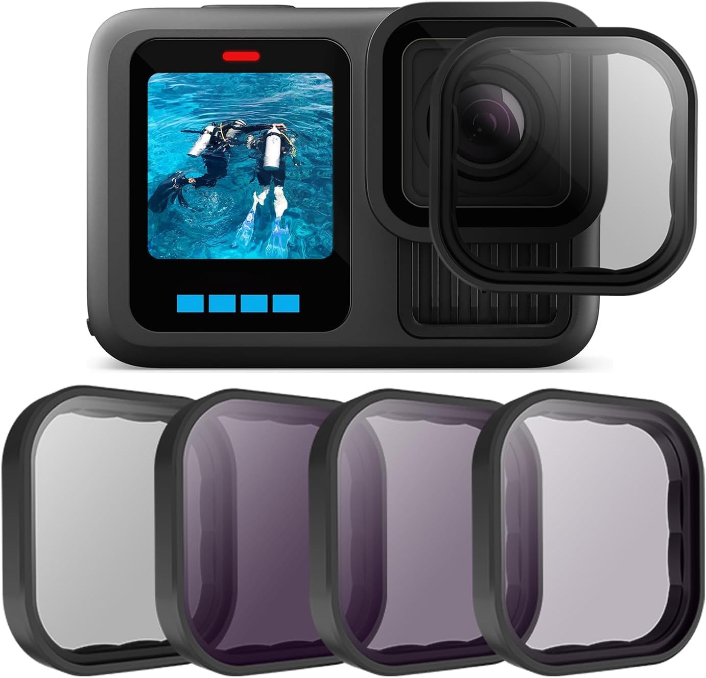 Polfilter Actionkamera Neewer PL & ND Filter Set Für GoPro Hero 13/12 ...