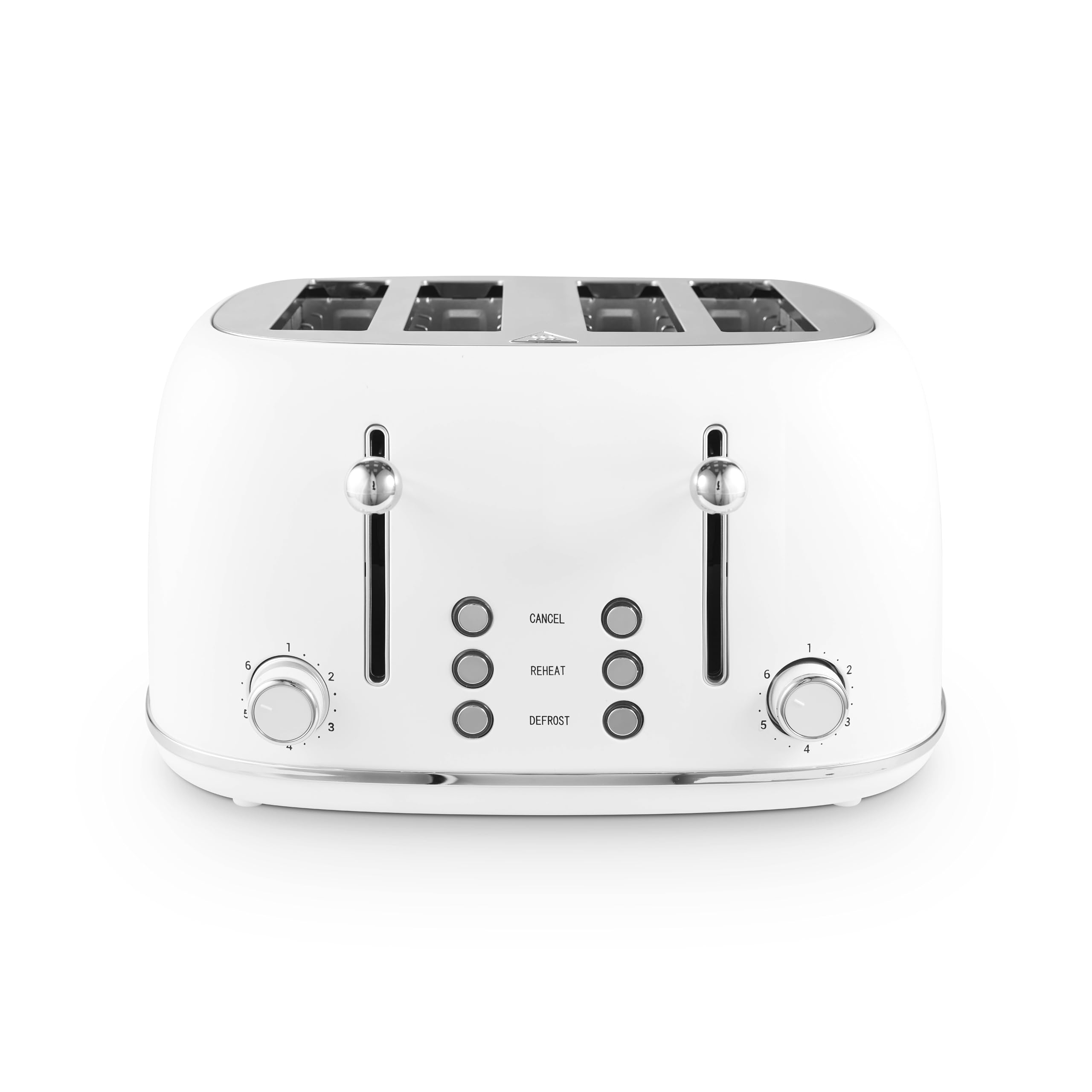 Tower T20076WHT Heritage 4 Slice Toaster with 6 Browning Settings ...