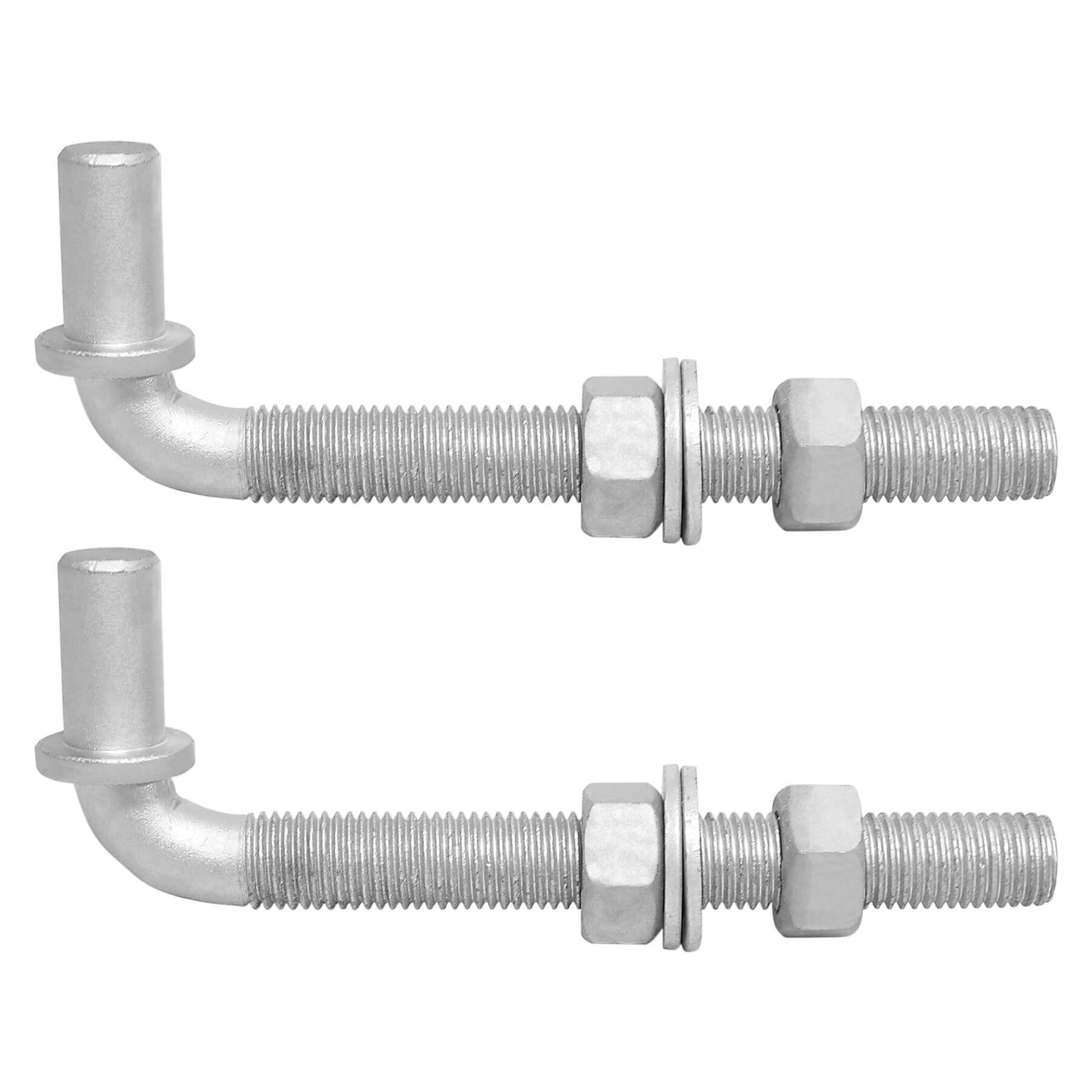 Amazon.com: Wulankd 2Pcs 6 inch Heavy Duty J-Bolt Gate Hinge with 5/8 ...