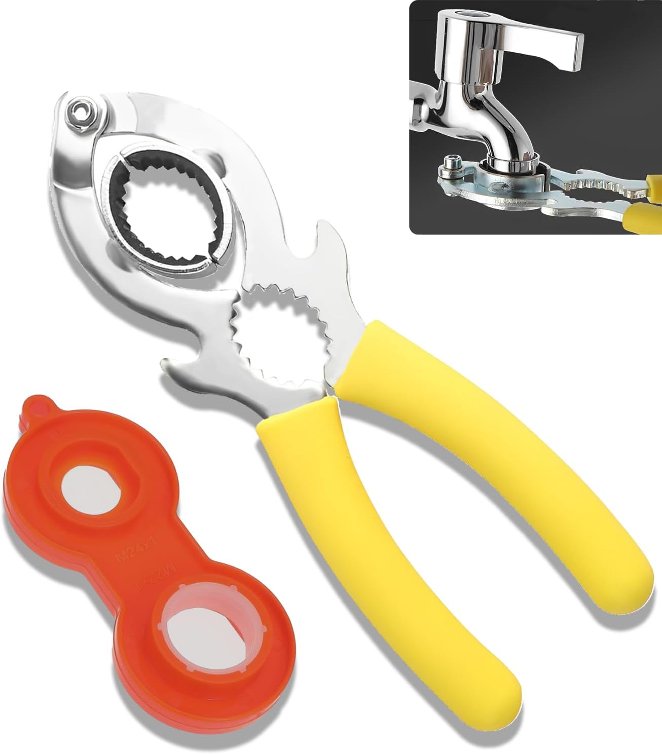 Bedalio Faucet Aerator Removal wrench, Faucet Bubbler Wrench, Faucet ...