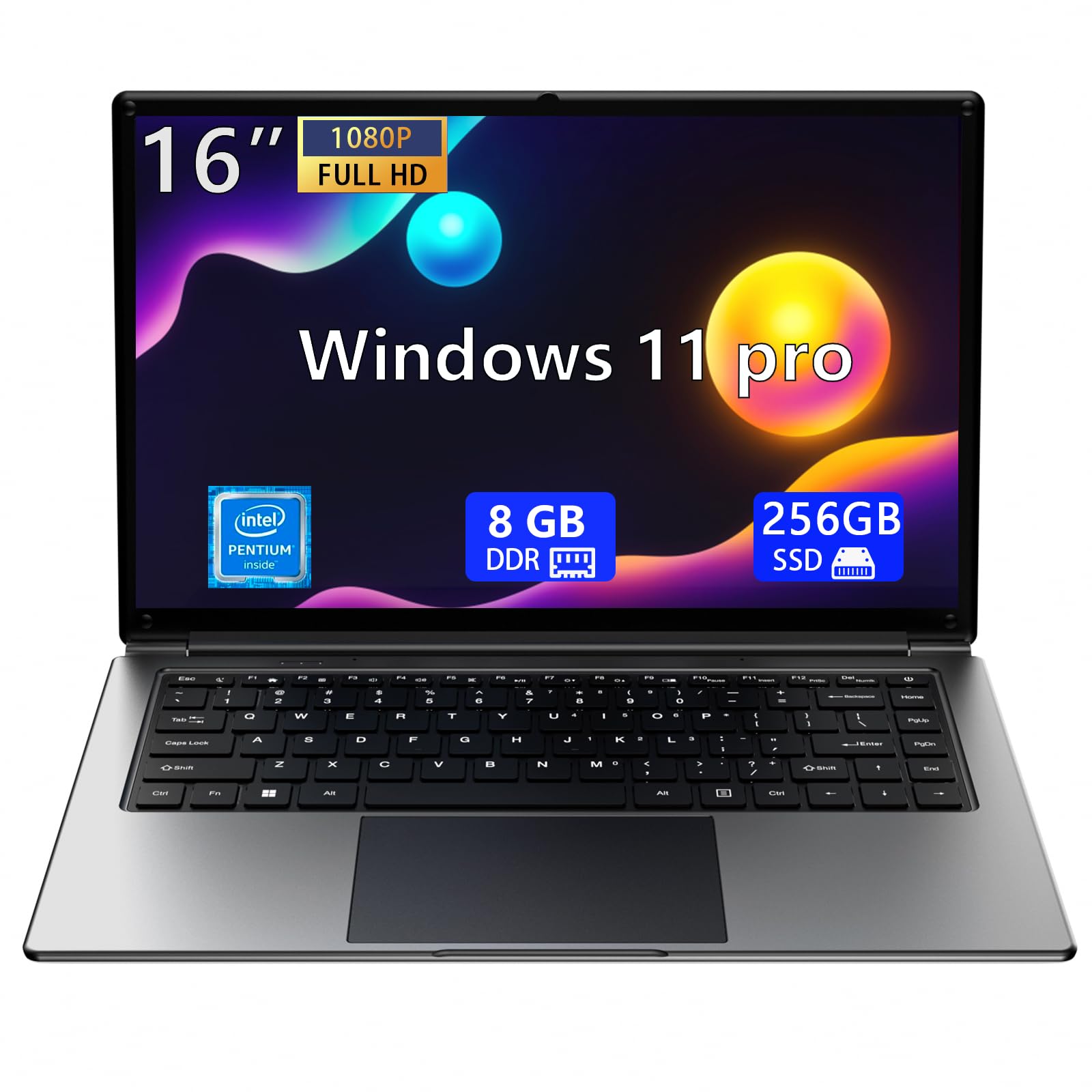 Amazon.com: Exilapsire 16inch Laptop Computer, Pentium Quad-Core 2 ...