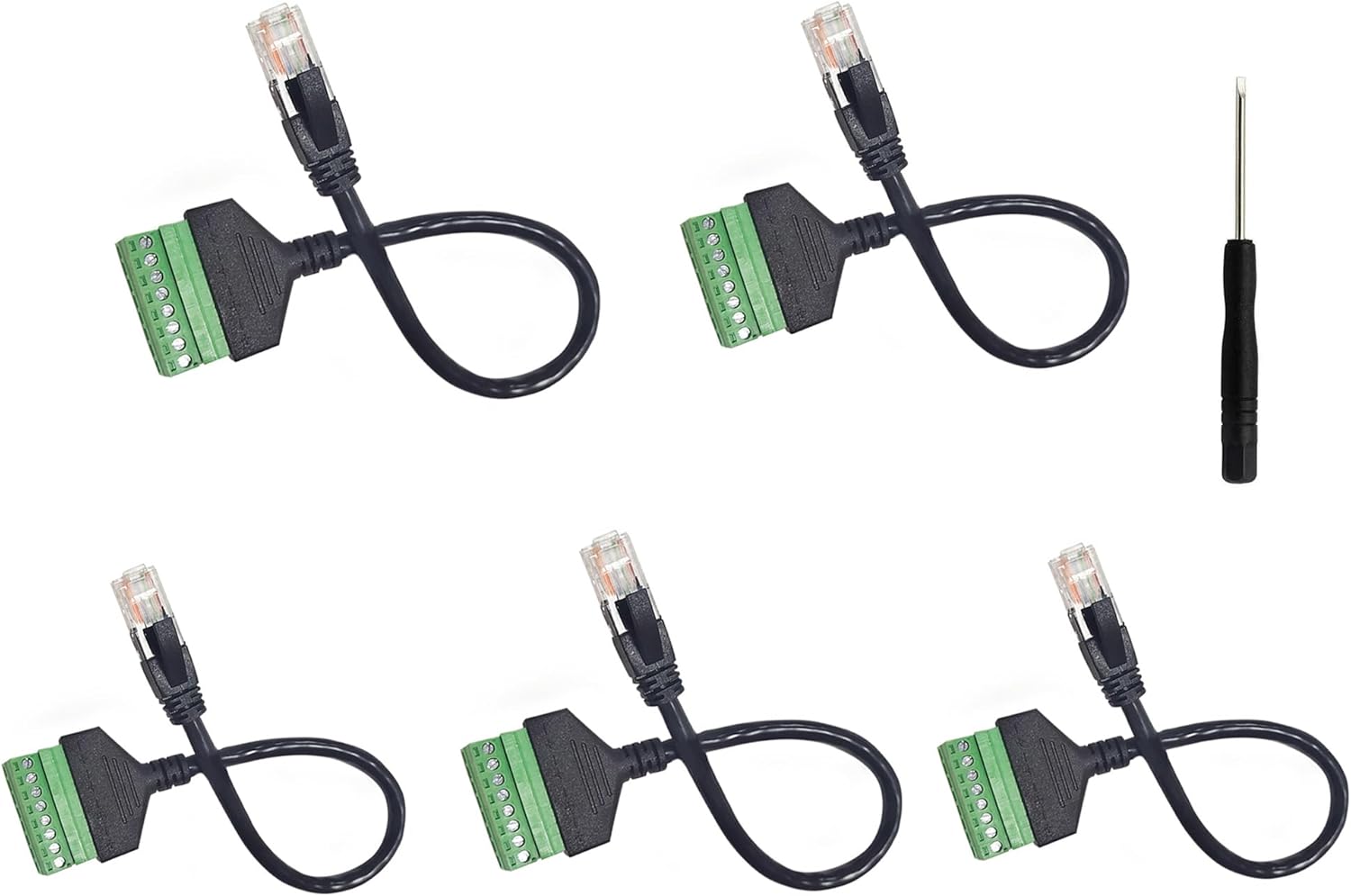 kuosbiu RJ45 Screw Terminal Adapter, Network RJ45 Ethernet Adapter ...