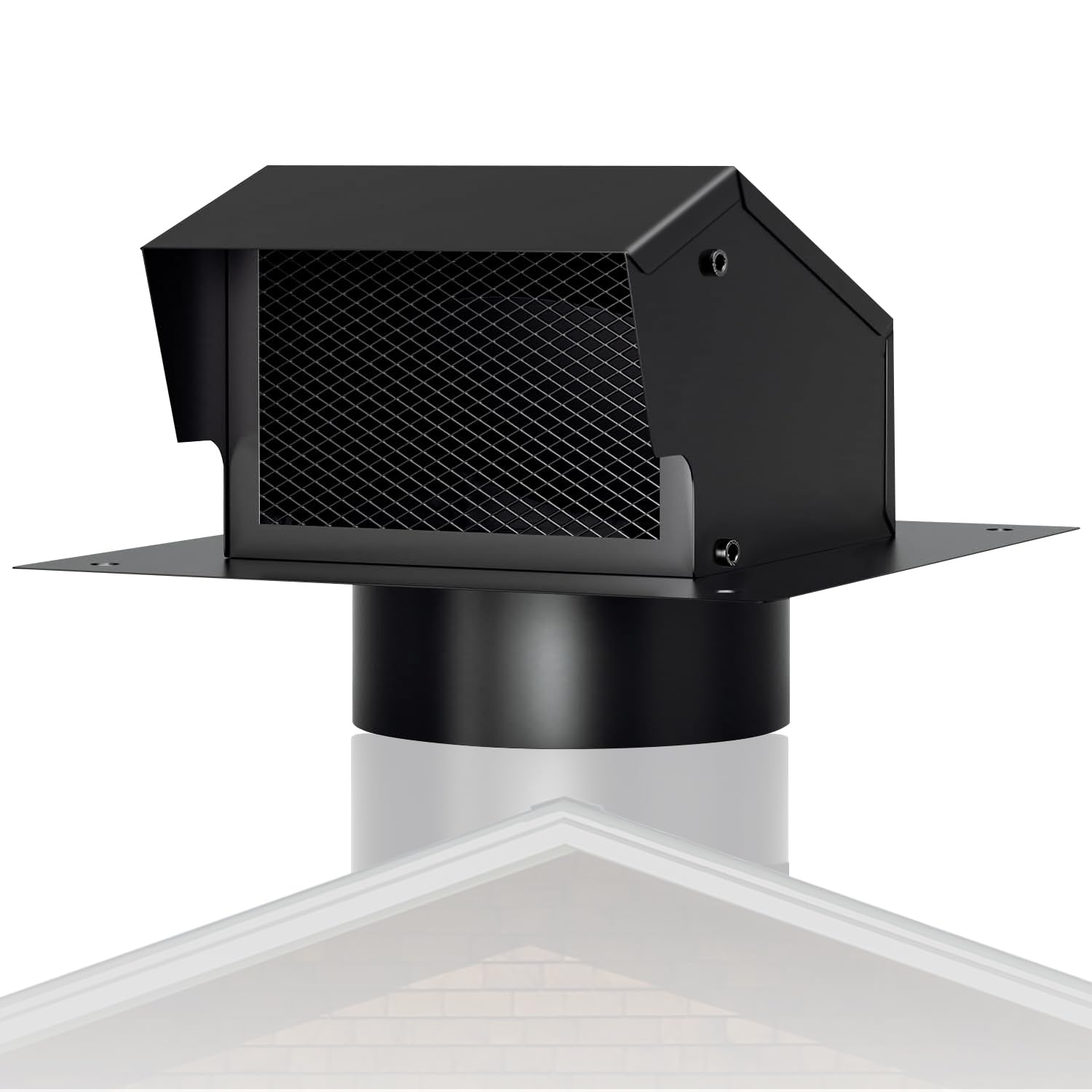 Yueidung Roof Vent Cap, 6 Inch Exhaust Vent for Houses, Galvanized ...